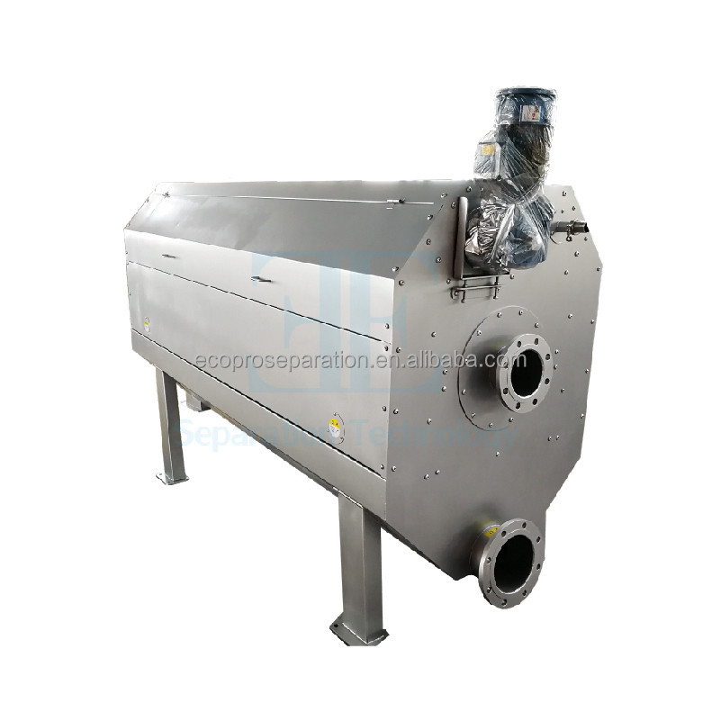 85L/H Internally Fed Rotary Drum Screen SUS304 0.75kw Rotating Drum Screen