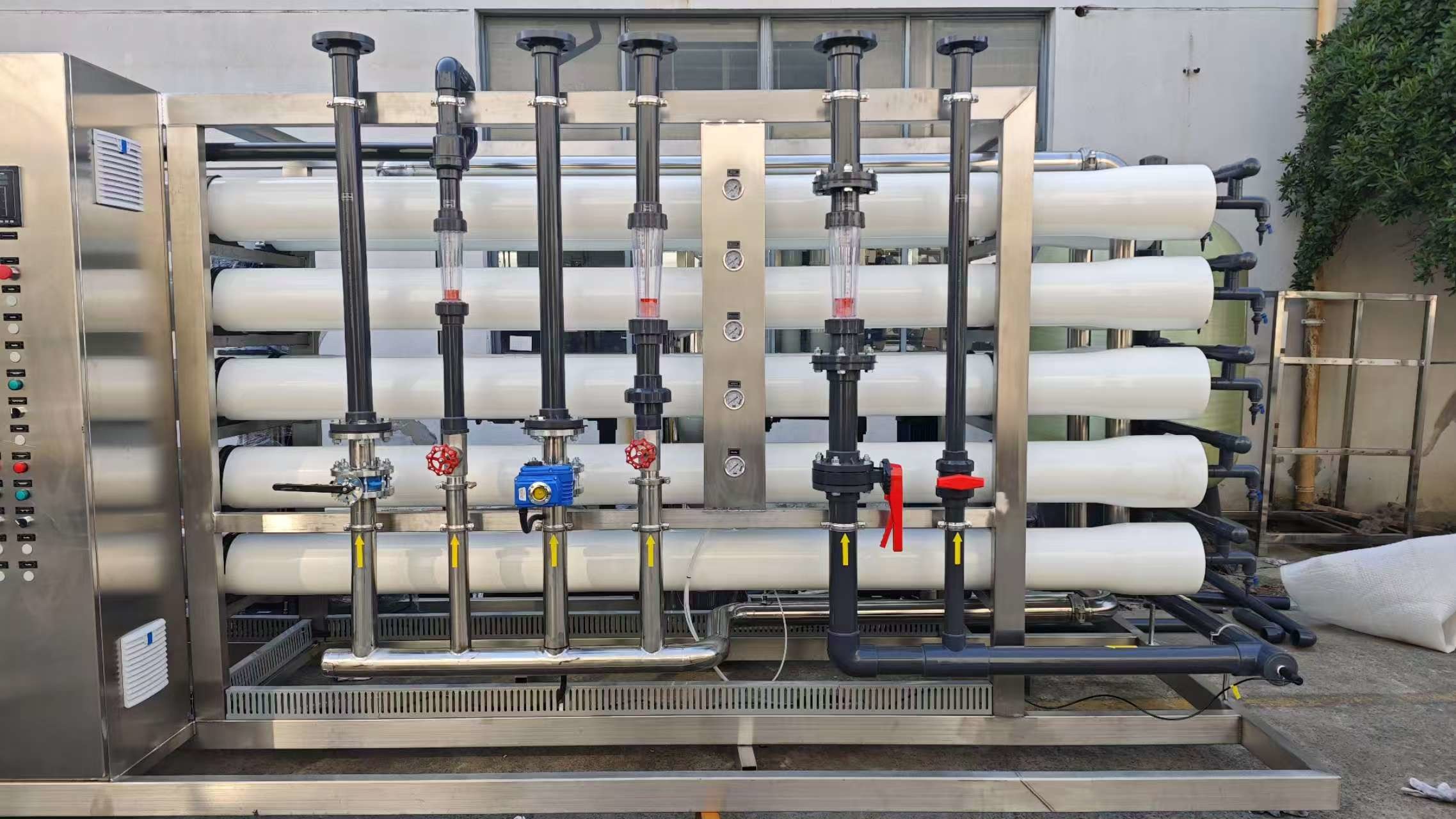Seawater Desalination Reverse Osmosis Drinking Water System with 4 ...